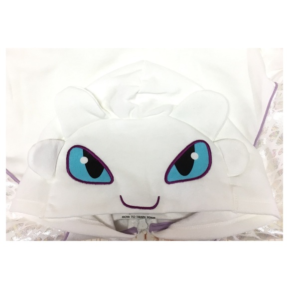 Shirts & Tops | New How To Train Your Dragon Light Fury Hoodie | Poshmark